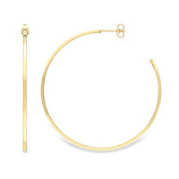 9ct Gold Extra Large Gold Hoops – Plants The Jewellers