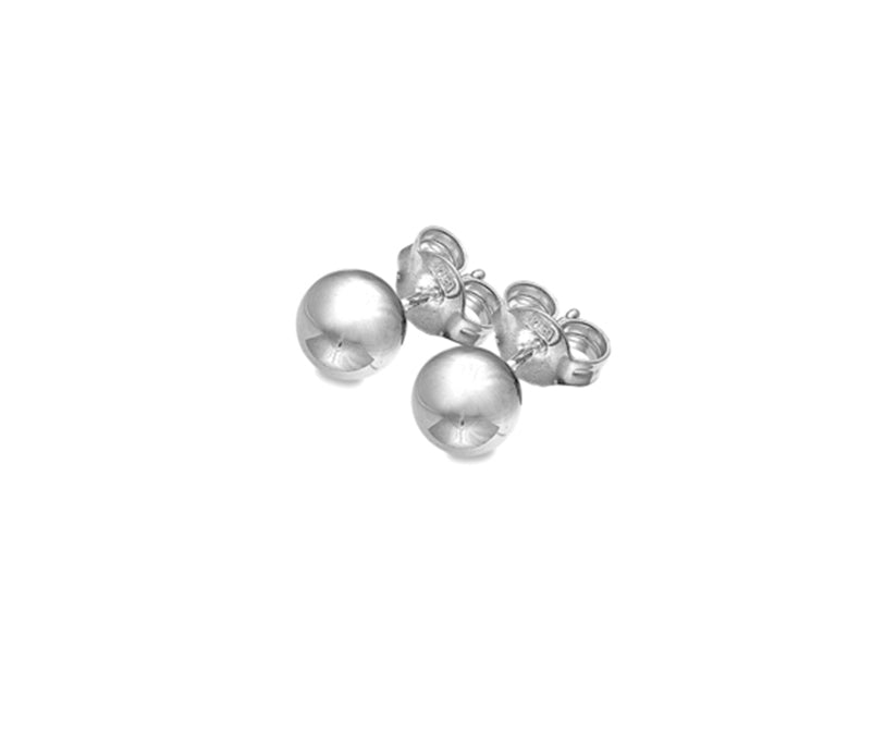 Silver 6mm Ball Stud – Plants The Jewellers
