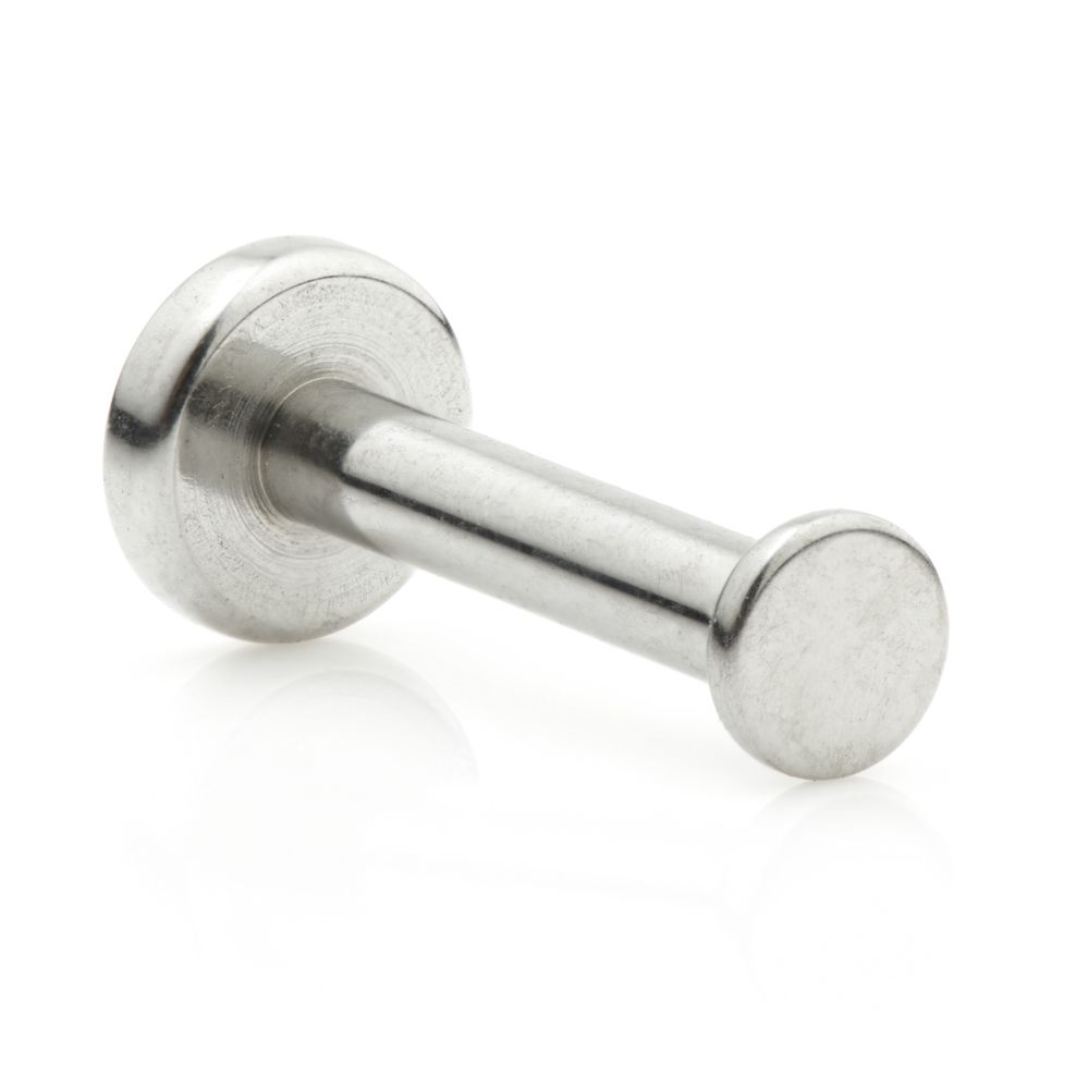 Titanium Flat Disk Internal Labret – Plants The Jewellers