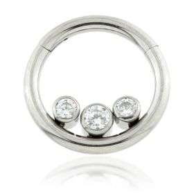 Titanium Front Facing Ring – Plants The Jewellers
